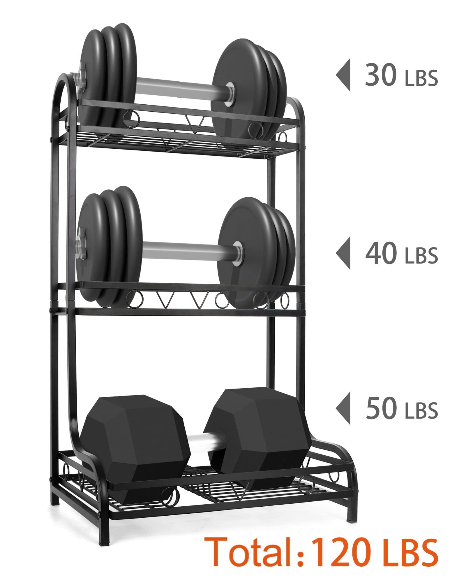 Dish Drying Rack - 3 Tiers Large Size Drainboard Set,Multifunctional Heavy Duty Dish Storage Organizer,Extra Large Capacity Spice Rack,Black,Model:DDR-003,by WEIKER., 17.5x12.5x29.5''