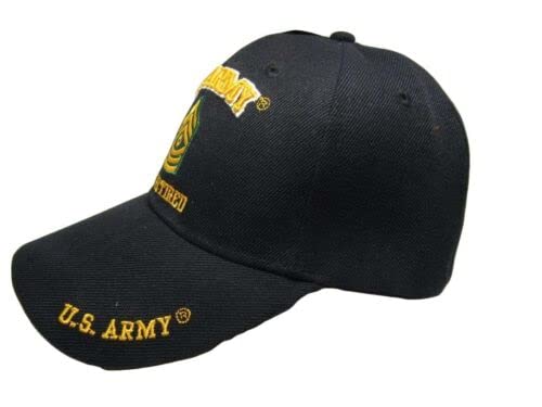 Flakita's Novelties Oficially Licensed US Army 1SG First Sergeant Retired Veteran Hat Ball Cap