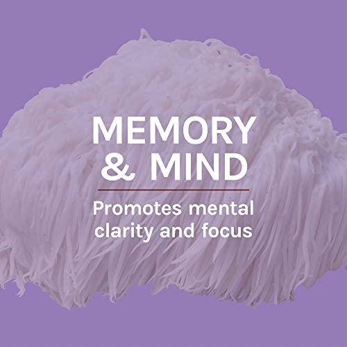 Host Defense, Lion's Mane Capsules, Promotes Mental Clarity, Focus and Memory, Mushroom Supplement, 60 Count