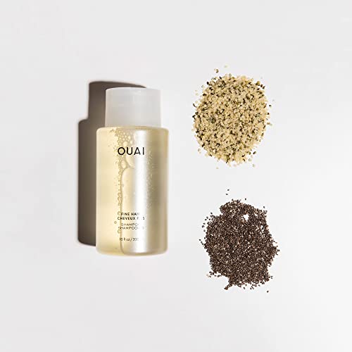 OUAI Fine Shampoo + Conditioner Set. Free from Sulfates. 10 oz Each.