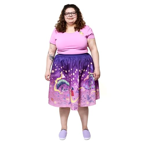 Loungefly Stitch Shoppe Disney Rapunzel Story of Rapunzel Sandy Skirt - Size Medium