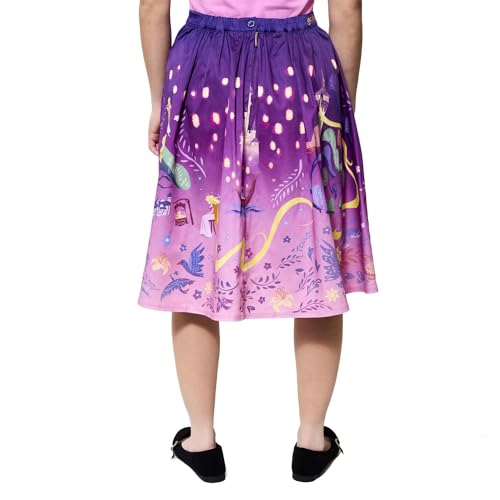 Loungefly Stitch Shoppe Disney Rapunzel Story of Rapunzel Sandy Skirt - Size Medium