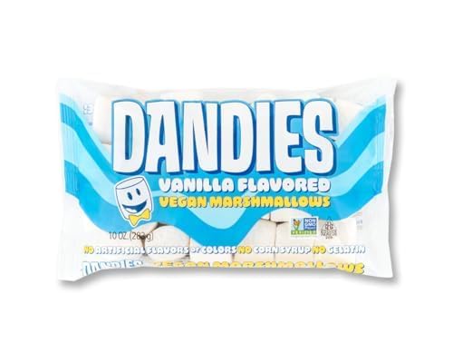 Dandies - Vegan Marshmallows, Vanilla, 10 Ounce (Pack of 2)