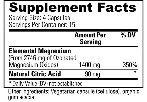 Global Healing Center Oxy-Powder Oxygen Based Safe and Natural Colon Cleanser and Relief from Occasional Constipation (60 Capsules)