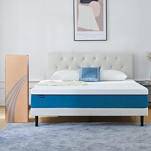 IYEE NATURE Mattress, 10 inch Gel Memory Mattress in a Box, Foam Bed Medium Firm Foam Full Size Mattress 54 * 75 * 10 inch