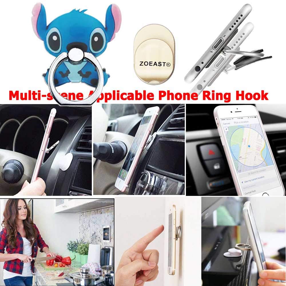ZOSTLAND Blue ET Monster Set DIY Protectors Phone Ring Data Cable 5W 18W 20W USB Charger Data Line Earphone Wire Saver Protector Compatible iPhone 7 8 Plus X 11 12 13 14 15 Max iWatch (Upgrade Alien)