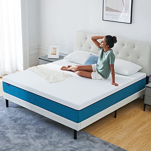 IYEE NATURE Mattress, 10 inch Gel Memory Mattress in a Box, Foam Bed Medium Firm Foam Full Size Mattress 54 * 75 * 10 inch