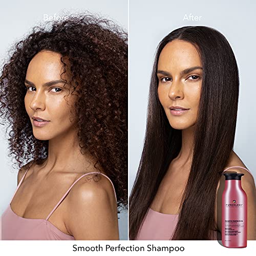 Pureology Smooth Perfection Shampoo | For Frizzy, Color-Treated Hair | Smooths Hair & Controls Frizz | Sulfate-Free | Vegan | Updated Packaging | 9 Fl. Oz. |