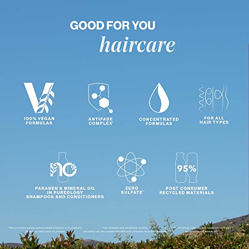 Pureology Smooth Perfection Shampoo | For Frizzy, Color-Treated Hair | Smooths Hair & Controls Frizz | Sulfate-Free | Vegan | Updated Packaging | 9 Fl. Oz. |
