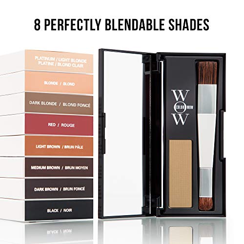 Color Wow Root Cover Up, Dark Blonde β Instantly cover greys + touch up highlights, create thicker looking hairlines, water resistant, sweat resistant - No mess multi award winning root touch up