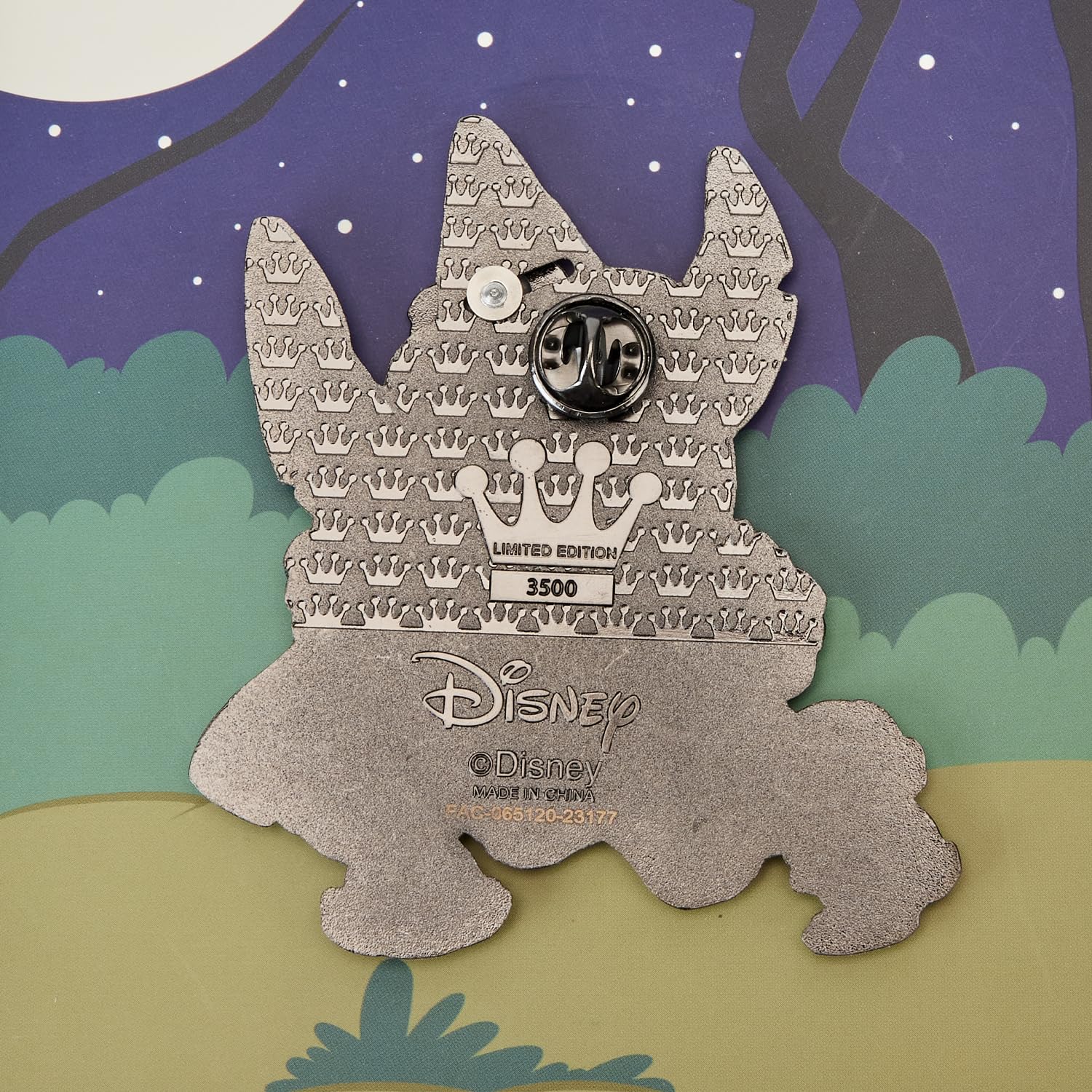 Loungefly Disney Stitch Spooky Stories Halloween 3" Collector Box Sliding Pin