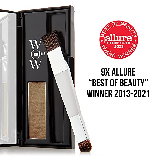 Color Wow Root Cover Up, Dark Blonde β Instantly cover greys + touch up highlights, create thicker looking hairlines, water resistant, sweat resistant - No mess multi award winning root touch up