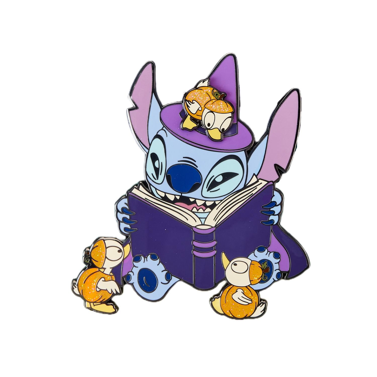 Loungefly Disney Stitch Spooky Stories Halloween 3" Collector Box Sliding Pin