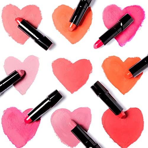 Wet n Wild Silk Finish Lipstick, Hydrating Lip Color, Rich Buildable Color, Black Orchid Red