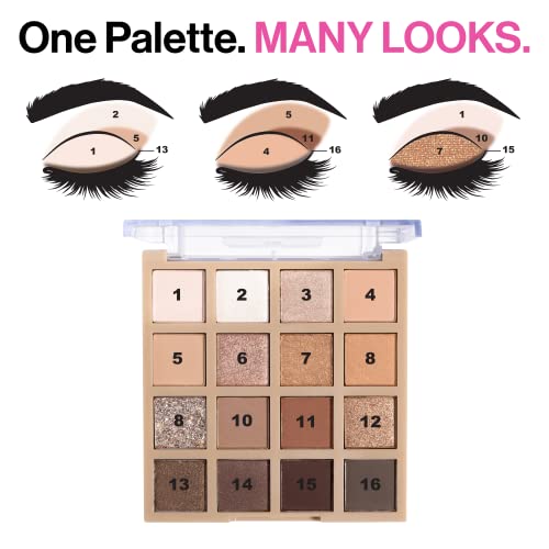 wet n wild Always Naked Eyeshadow Palette, Nude Neutral Eye Makeup, Blendable, Warm And Cool Nude Pigments, Matte, Shimmer, Glitter, Creamy Smooth