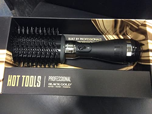 HOT TOOLS Professional Black Gold Detachable One-Step Volumizer and Hair Dryer, 2.8 inch Barrel