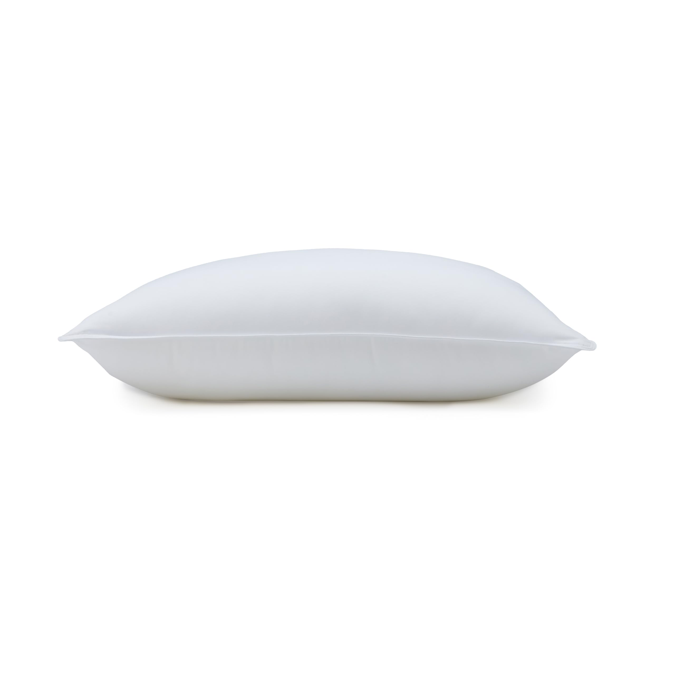 Amazon Basics Down Alternative Bed Pillows, Medium Density for Back and Side Sleepers - Standard, 2-Pack,white