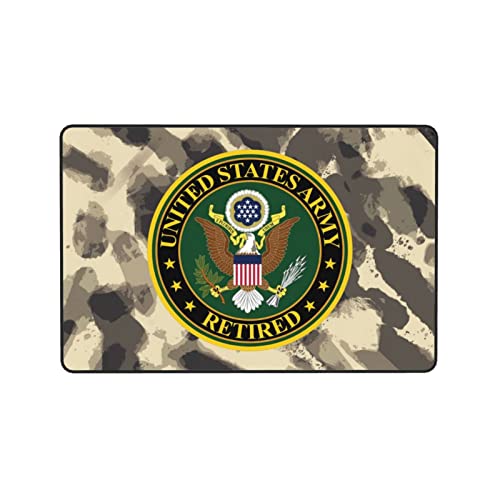 Army Retired Area Rug Living Room Bedroom Kitchen Sofa Bedside Carpet Floor Mats 72"X48"