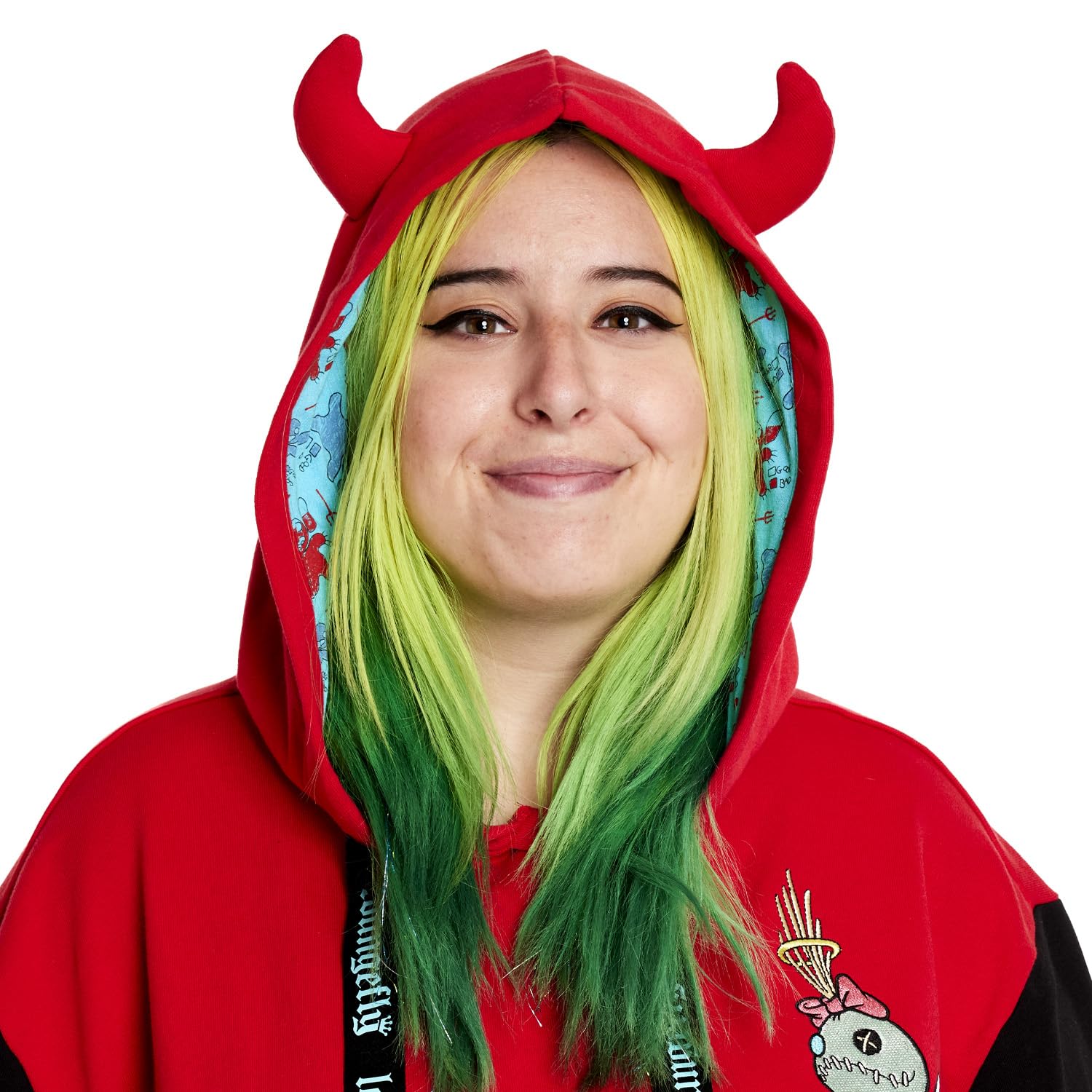 Loungefly Disney Stitch Devil Hoodie Medium Multi