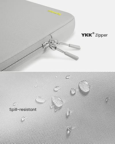tomtoc 360° Protective Laptop Sleeve for 13-inch MacBook Air M3/A3113 2024, M2/A2681 M1/A2337 A2179 A1932 2024-2018, 13-inch MacBook Pro M2/A2686 M1/A2338 2024-2016, Water-Resistant MacBook Case Bag