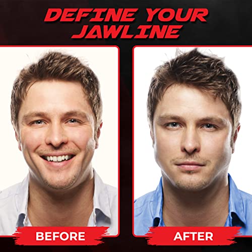 Mayena Sports Jawline Exerciser for Men & Women – 3 Resistance Levels (6 pcs) Silicone Jaw Exerciser Tablets – Powerful Jaw Trainer for Beginner, Intermediate & Advanced Users – Slims & Tones the Face