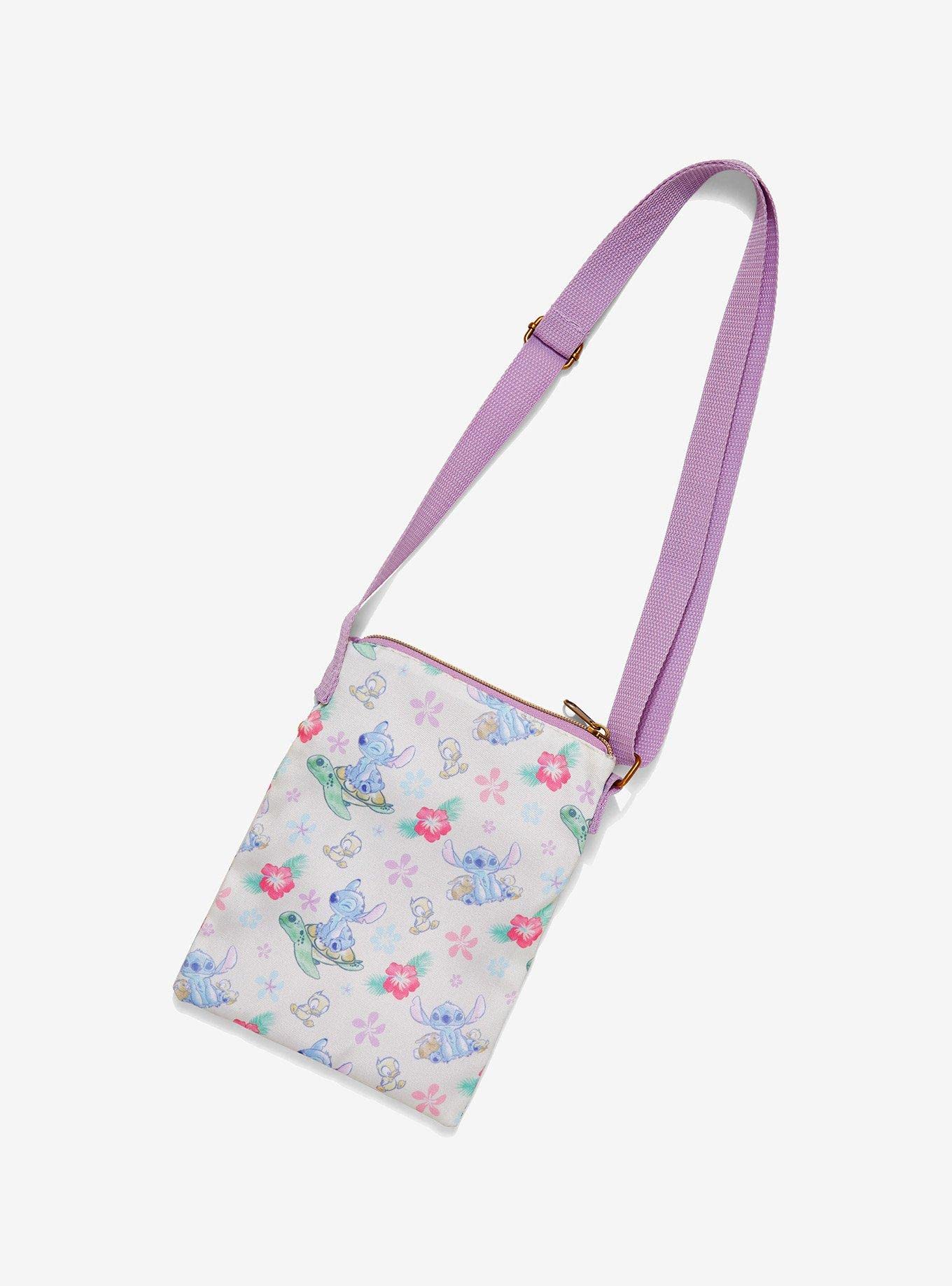 Loungefly Disney Lilo & Stitch Turtles Passport Crossbody Bag LIGHT PURPLE NONE