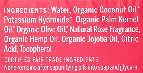 Dr. Bronner's - Pure-Castile Liquid Soap (Rose, 2 ounce) - Made with Organic Oils, 18-in-1 Uses: Face, Body, Hair, Laundry, Pets and Dishes, Concentrated, Vegan, Non-GMO