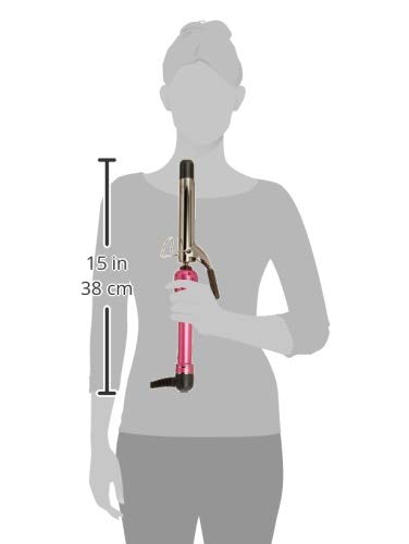 HOT TOOLS Professional Pink Titanium Curling Iron/Wand, 1 Inch