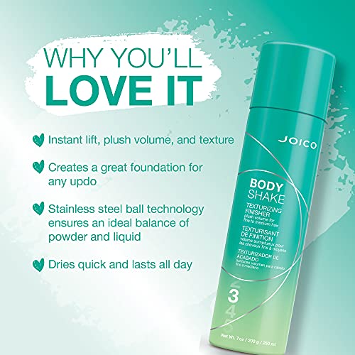 Body Shake Texturizing Finisher | For Fine to Medium Hair | Long-Lasting Volume & Fullness | Thermal Heat, Humidity, Pollution, & UV Protection | Control Frizz & Flyaways | Paraben Free | 250mL