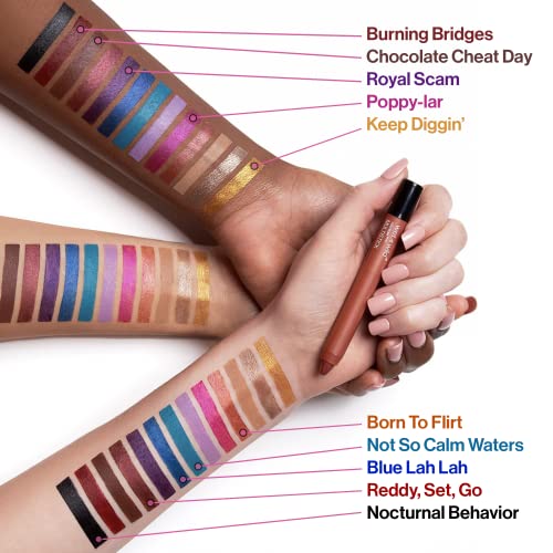 Wet n Wild Color Icon Cream Eyeshadow Makeup Multi-Stick Reddy, Set, Go,