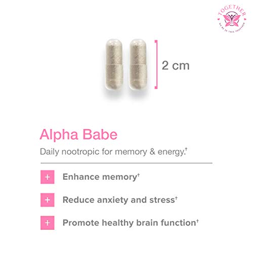 Alpha Babe | Nootropic Supplement | Memory Mood Energy | Nootropics Lions Mane Chaga Ashwagandha