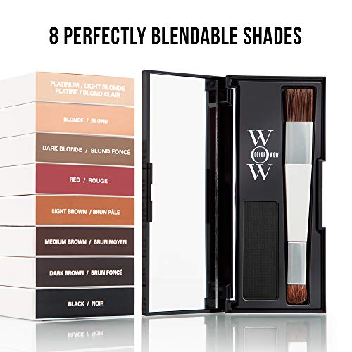 Color Wow Root Cover Up, Black β Instantly cover greys + touch up highlights, create thicker-looking hairlines, water-resistant, sweat-resistant - No mess multi-award-winning root touch up