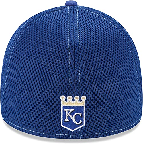 New Era MLB Neo Team Color 39Thirty Stretch Flex Fit Hat Cap (as1, Alpha, l, x_l, Kansas City Royals)