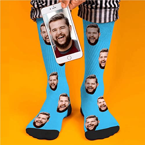 ShineSand Crazy Funny Food Socks,Novelty Custom Face Socks,Photo Socks Personalized With Pizza Taco Beer Avocado Fun Gift