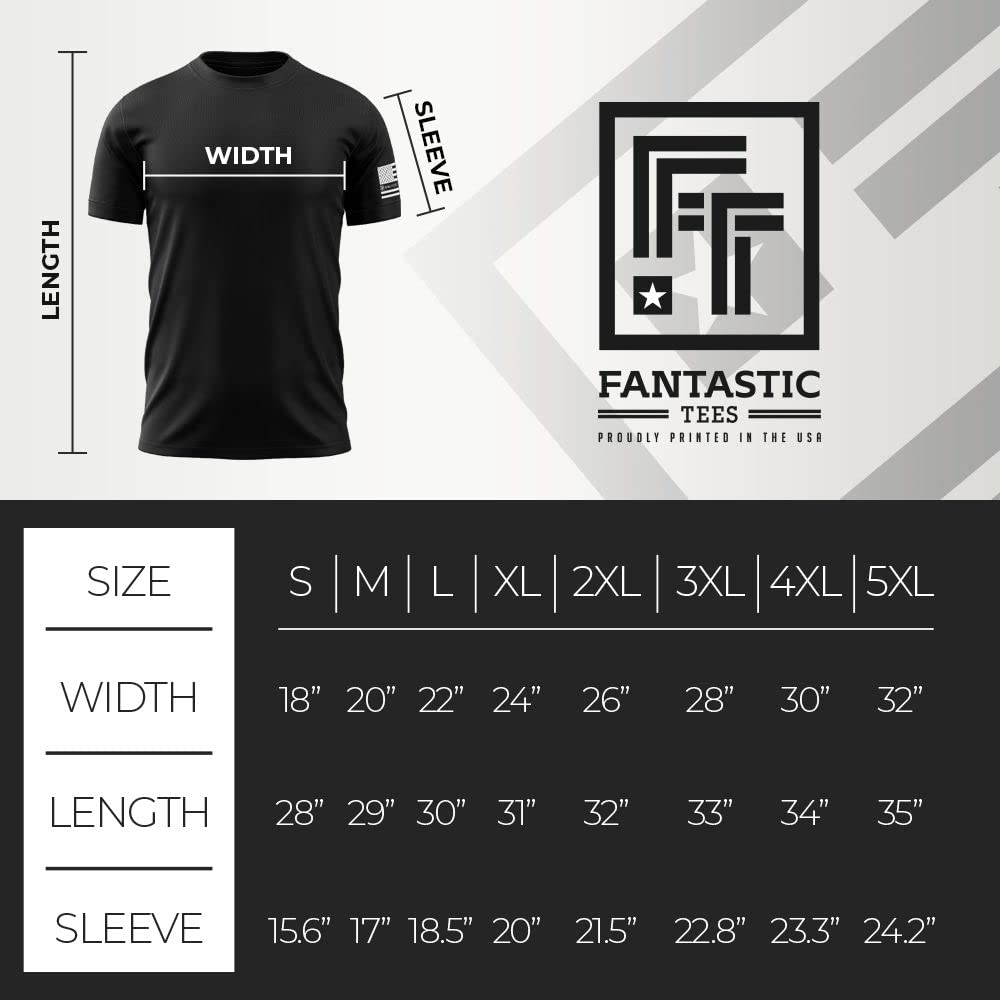 Fantastic Tees USA American Skull Patriotic Shirts for Men T-Shirt (Military Green, L)