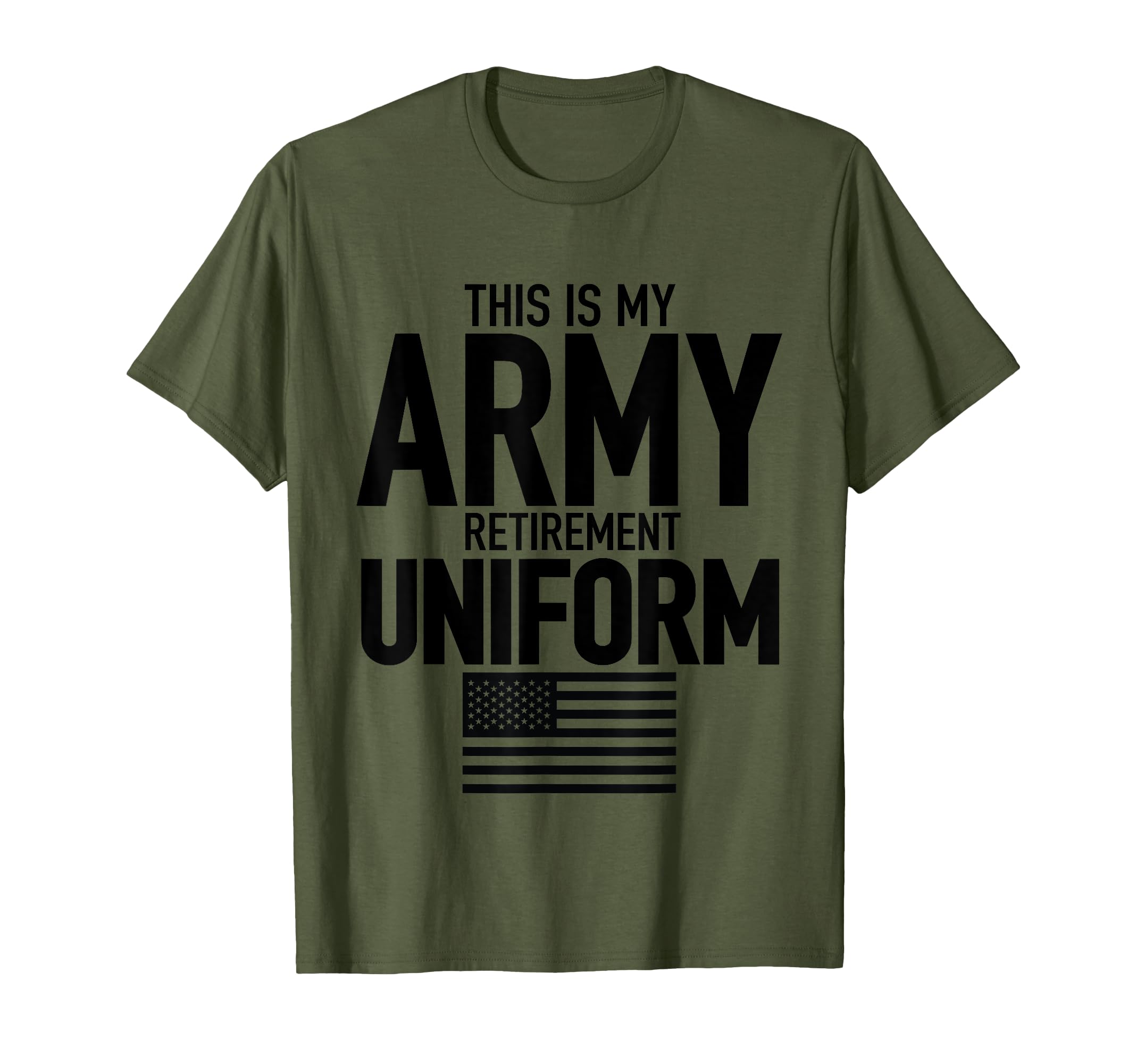 This is My Army Retirement Uniform Retired Military Veteran T-Shirt