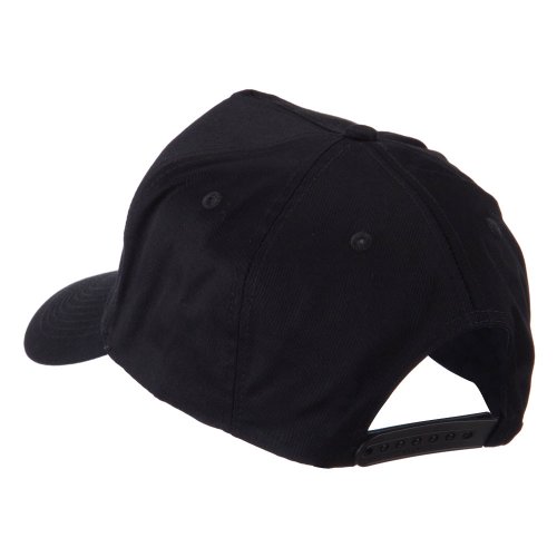 e4Hats.com Retired Military Large Embroidered Patch Cap - Black Army OSFM