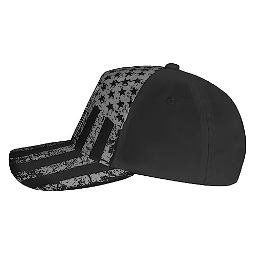 Tavos Army Retired American Flag Trucker Hat for Men - Baseball Snapback Cap Outdoors American Flag
