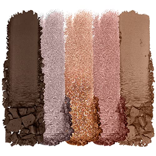 wet n wild Color Icon Eyeshadow Makeup 5 Pan Palette, Pink Camo-flaunt, Matte, Shimmer, Metallic, Long Wearing, Rich Buttery Pigment, Cruelty Free