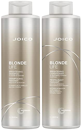 Joico Blonde Life Brightening Shampoo and Conditioner Set, 33.8 Fl Oz (Pack of 2)