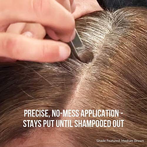 Color Wow Root Cover Up, Dark Brown β Instantly cover greys + touch up highlights, create thicker looking hairlines, water resistant, sweat resistant - No mess multi award winning root touch up