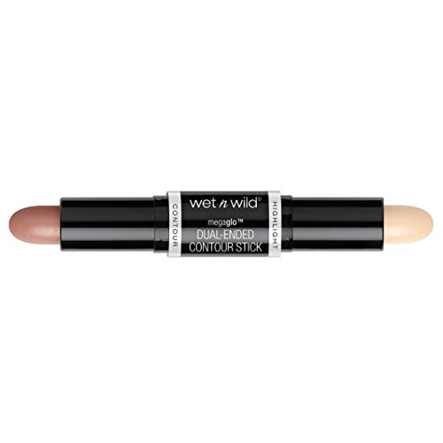 wet n wild MegaGlo Dual-Ended Contour Stick, Light Medium, Cruelty-Free