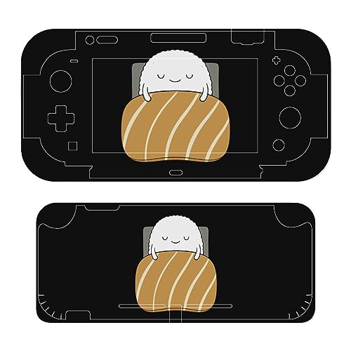 Sleepy Sushi Bed Switch Sticker Skin Cute Pattern Full Wrap Skin Protection for Switch Lite
