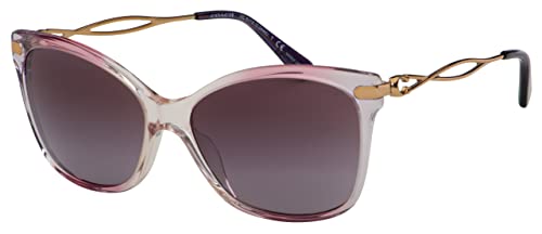 COACH Sunglasses HC 8316 56418H Gradient Transparent Violet