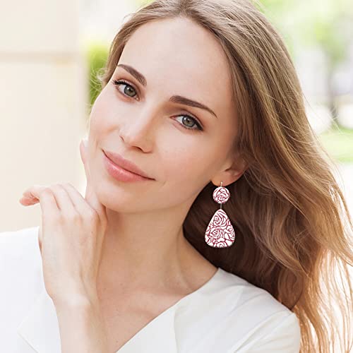 4Pcs Polymer Clay Silk Screen - Silk Screen Stencils for Polymer Clay - Reusable Silkscreen Print Kit - Printing on Clay Jewelry Clay Earrings - Silkscreen Stencil for Polymer Clay Earrings