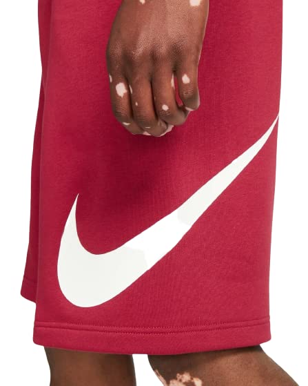 Nike Men's Sportwear Club Shorts (as1, Alpha, m, Regular, Regular, Pomegranate, Medium)