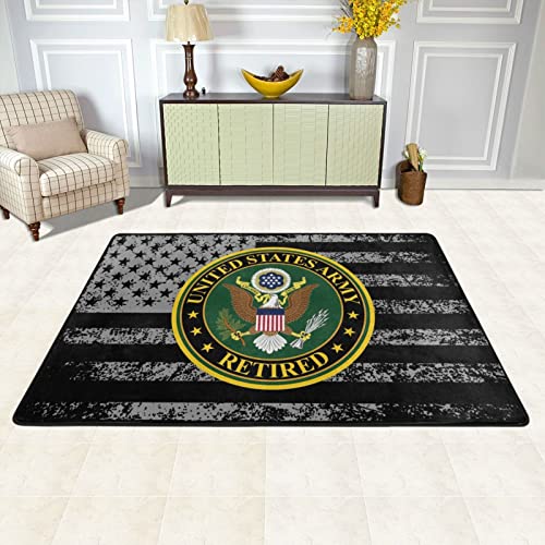 Army Retired Area Rug Living Room Bedroom Kitchen Sofa Bedside Carpet Floor Mats 36"X24"