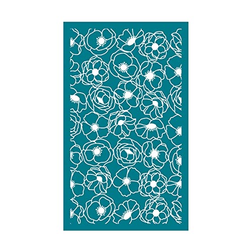Silk Screen Stencils for Polymers Clay Reusable Silkscreens Print Kits for Earrings Jewelry Makings 3.5x6inch Each