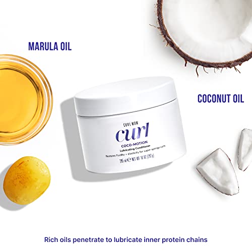 Curl Wow Coco-motion Lubricating Conditioner β With Naked Technology; Weightless conditioner instantly moisturizes deep inside strands for silky-soft, bouncy, springy curls