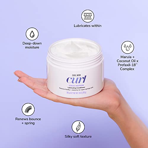 Curl Wow Coco-motion Lubricating Conditioner β With Naked Technology; Weightless conditioner instantly moisturizes deep inside strands for silky-soft, bouncy, springy curls